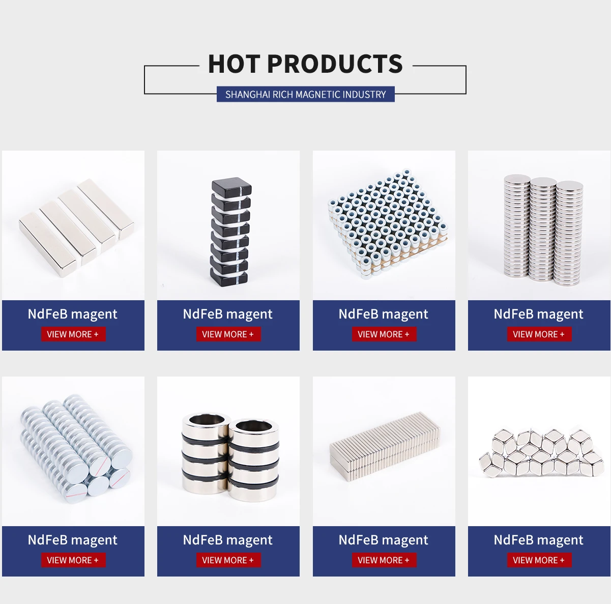 Shanghai Rich Magnetic Industry Co., Ltd. - NdFeB Magnet, Permanent Magnet