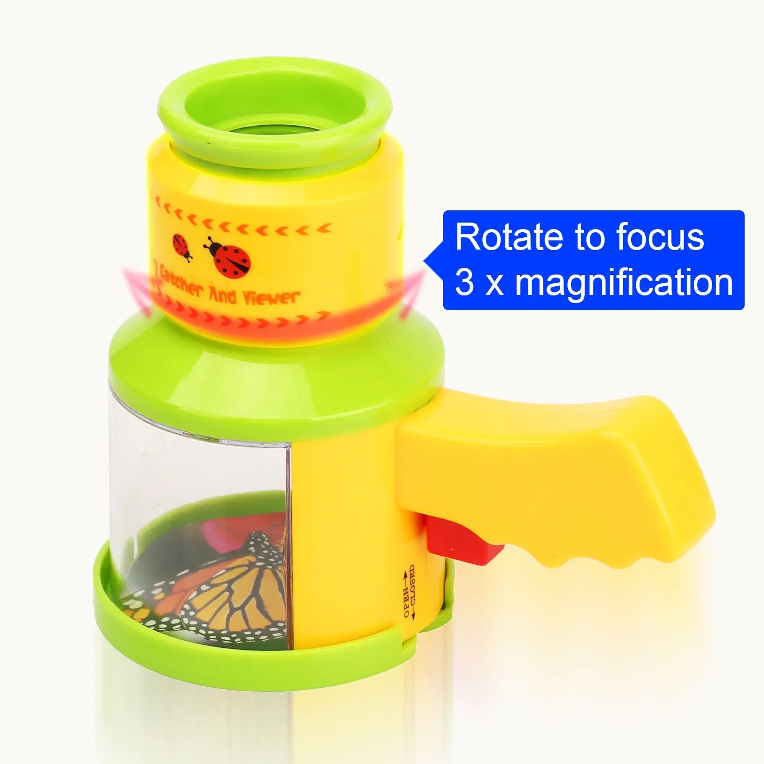 Gelsonlab Bug Catcher and Viewer for Kids Outdoor Toys Insect Magnifier ...