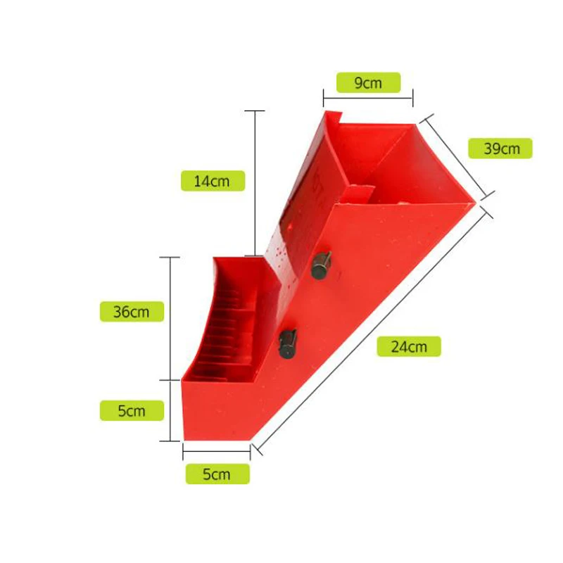 Durable Plastic Quail Bird Feeder Trough - Automatic Feeder