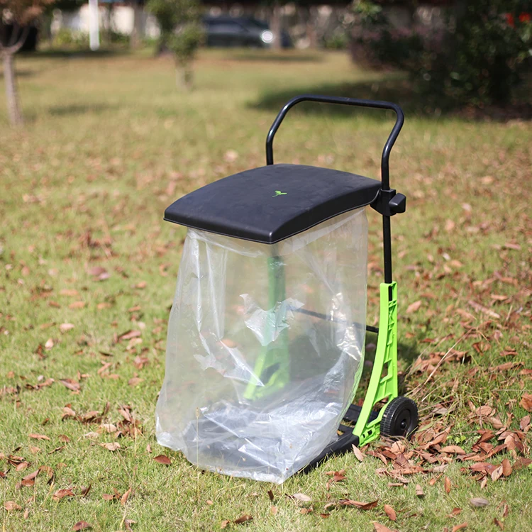 Vertak 80l Multi-function Garden Rubbish Cart Outdoor Leaf Cart With ...