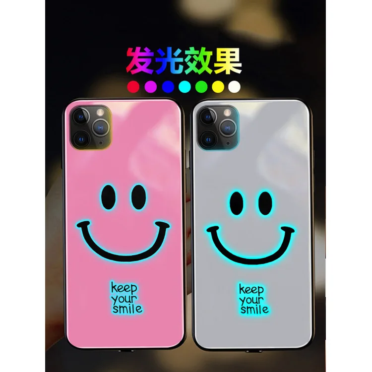 Fashion Led Luminous Light up Phone case for iphone 12 Phone case ...