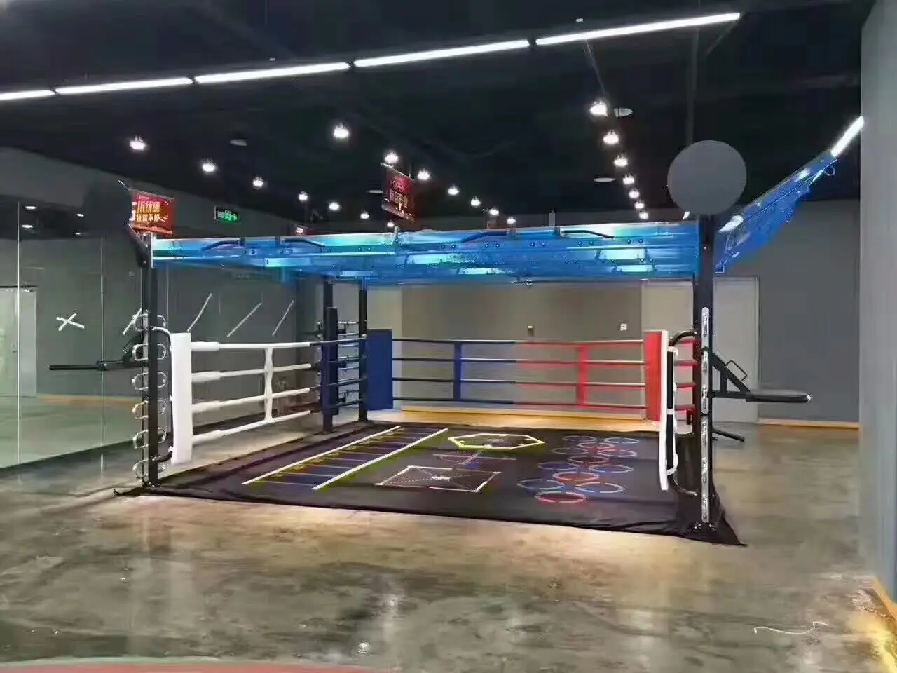 Best Selling Floor Boxing Ring for Sale - BOWEI V-2089