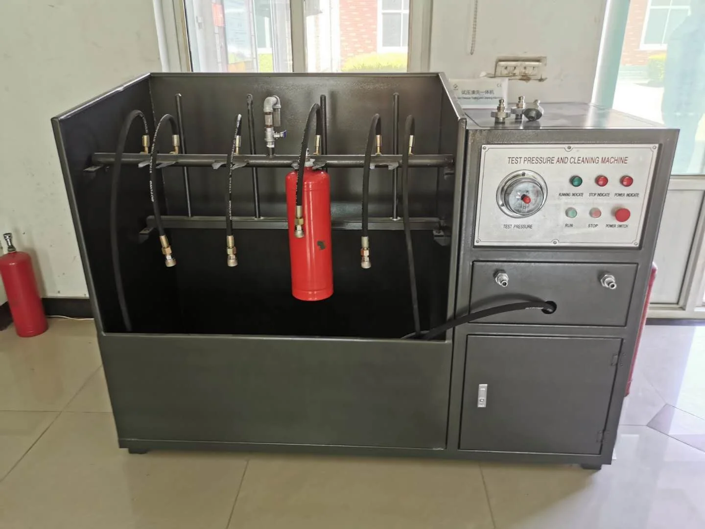 Fire Extinguisher Cylinder Pressure Testing Machine