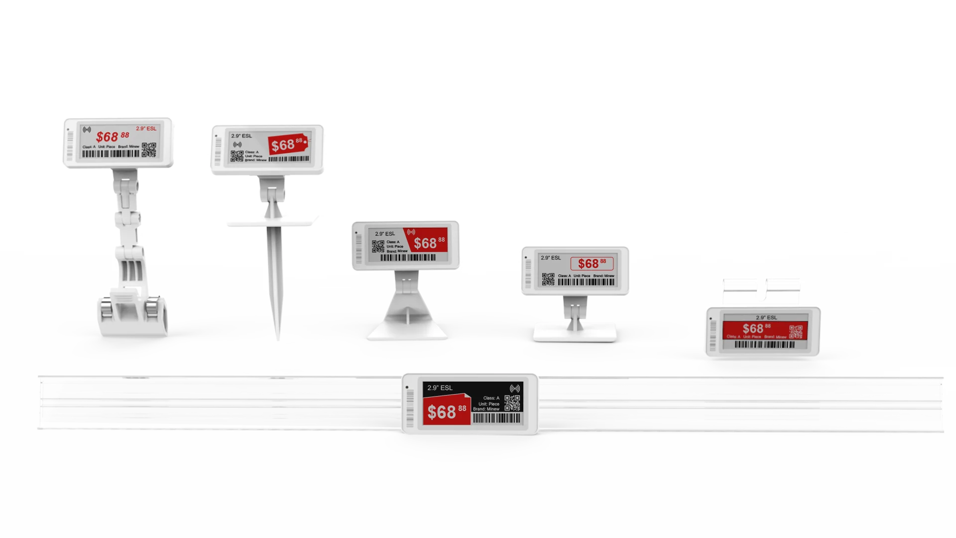 Minew Nfc Esl 2.66inch 2.7inch Digital Price Tags Epaper Electronic ...