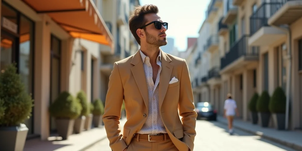 Man In Tan Suit – Stylish 2025 Trends on Alibaba.com