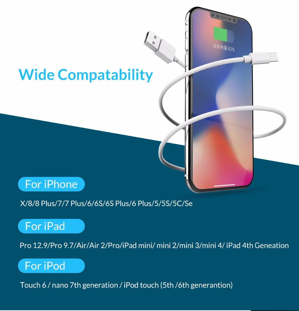 For Iphone Data Cable Original Strong Mobile Phone Cable For Iphone 11 ...