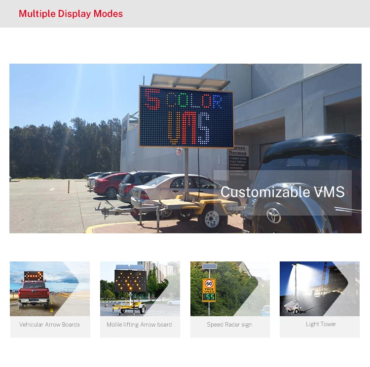 Truck Mounted Led Traffic Road Signs Variable Message Sign Board Vms - Buy Truck Vms Signs ...