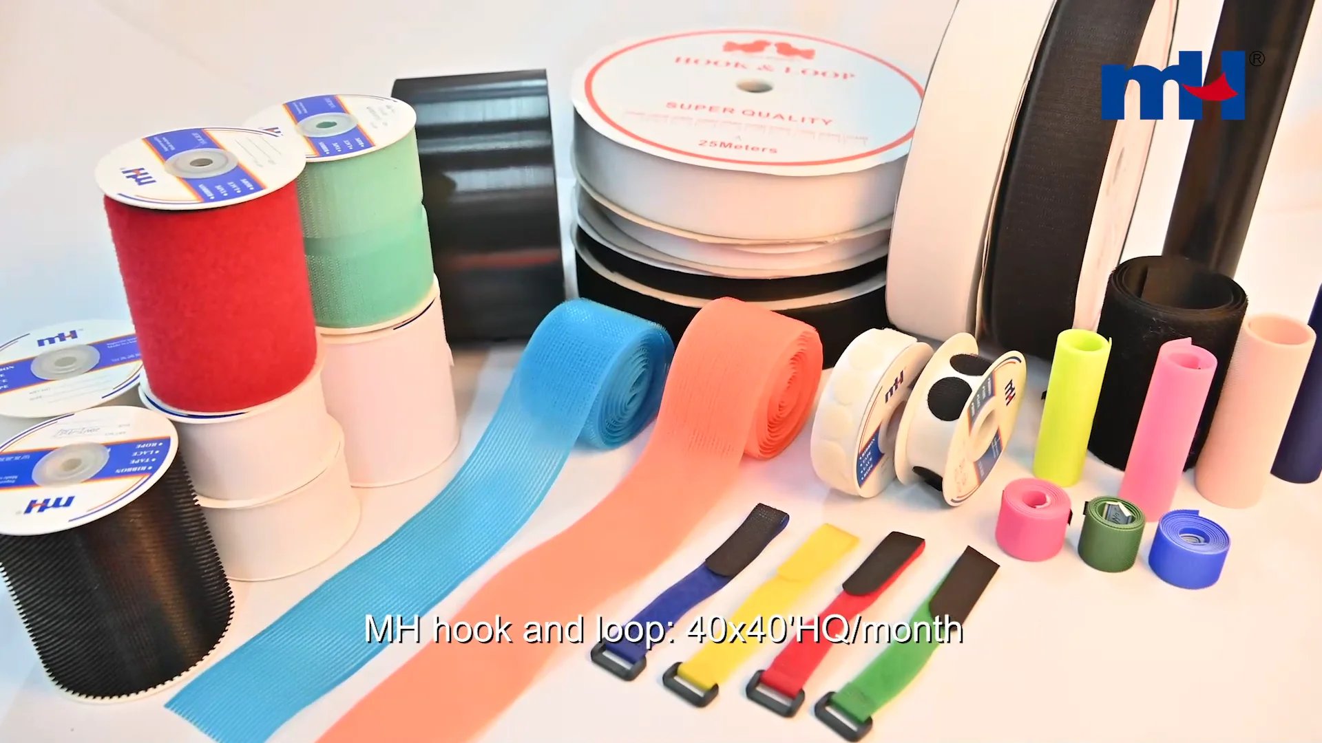 Grade Abc 20mm 25mm 38mm 50mm 100mm Polyester Nylon Hook And Loop Tape ...