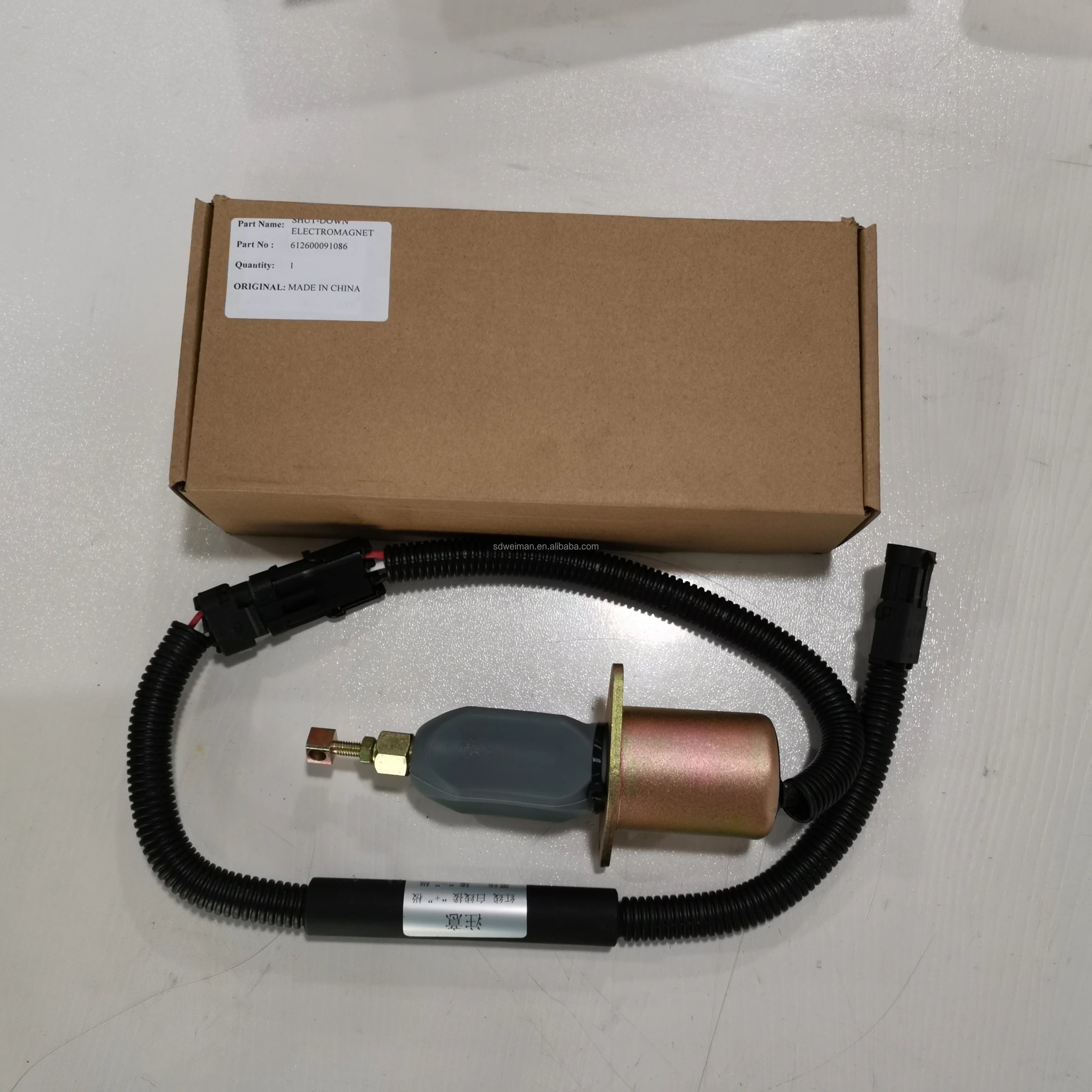 24V Stop Solenoid Valve for Weichai Diesel Engine - Genuine ...