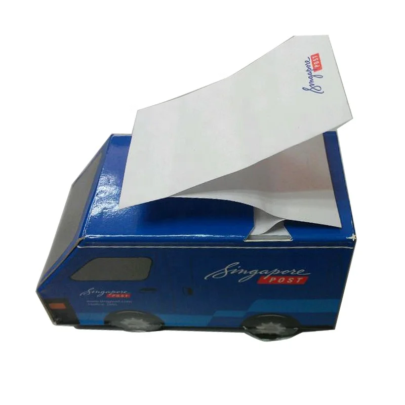 Custom Lorry Truck Car Shaped Sticky Notes Dispenser