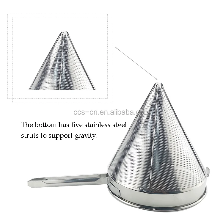 Fine Mesh Stainless Steel Strainer for Commercial Kitchens