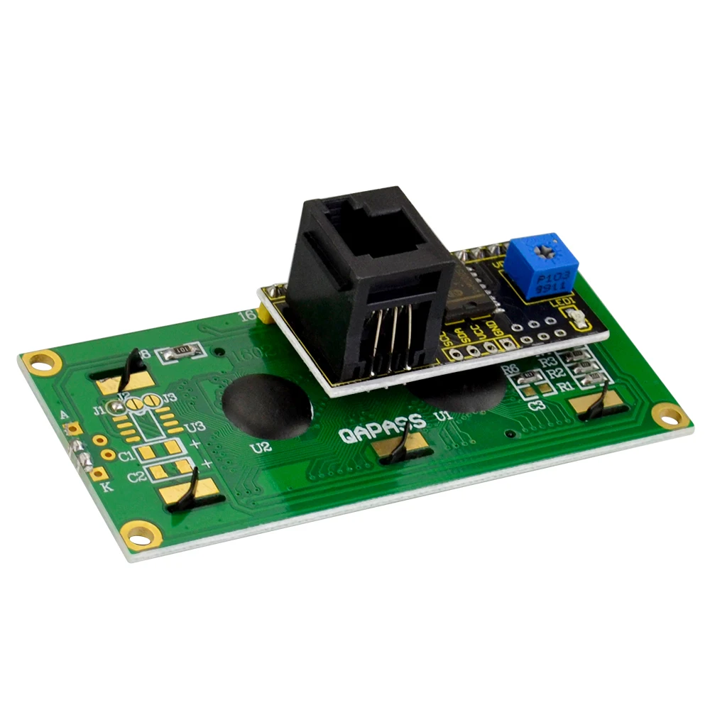 Keyestudio Easy Plug Rj11 I2c 1602 Lcd Display Module 180 Degree Interface For Arduino Stem ...