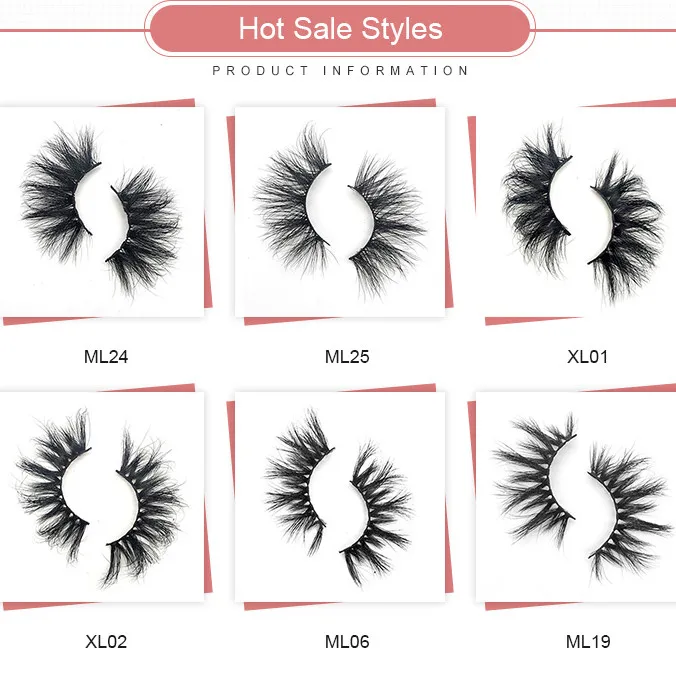 Eyelashes Factory Lashes 3d Wholesale Vendor 25mm Dramatic Hair Eyelash ...