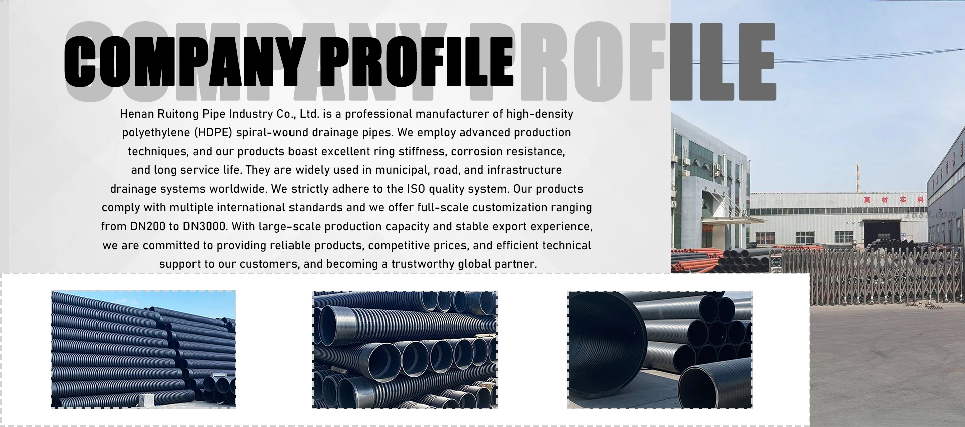Company Overview - Henan Yun Tong Pipe Industry Co., Ltd.