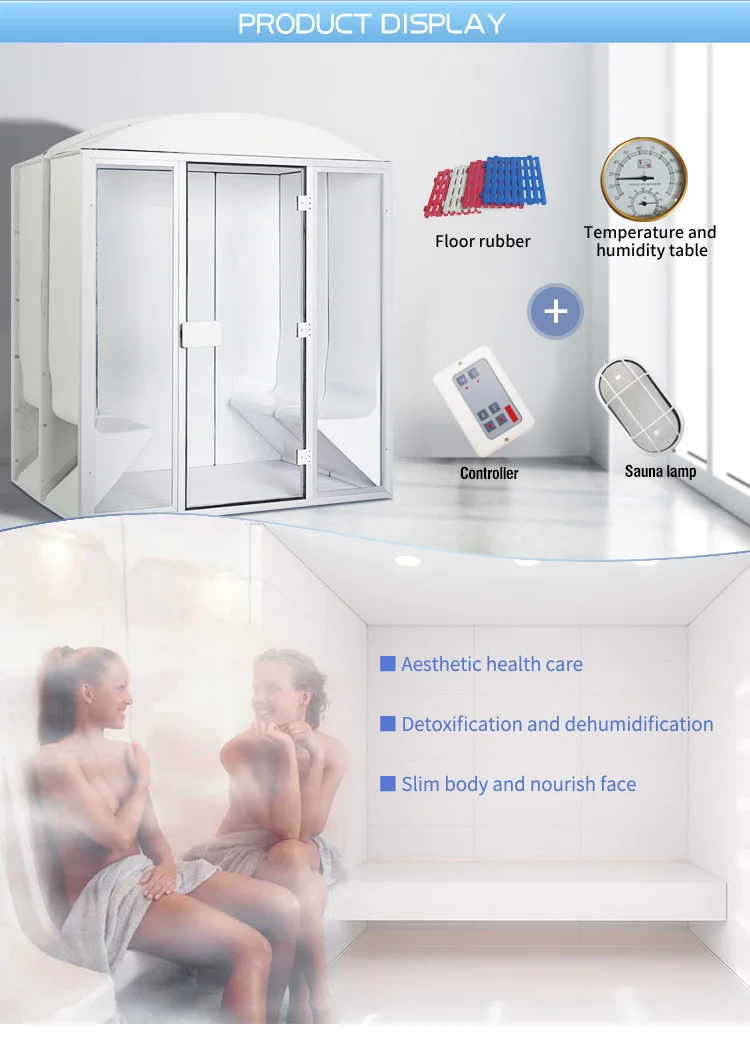 Outdoor And Indoor Home Use 2 Person Sauna Steam Room - Buy 2 Person ...