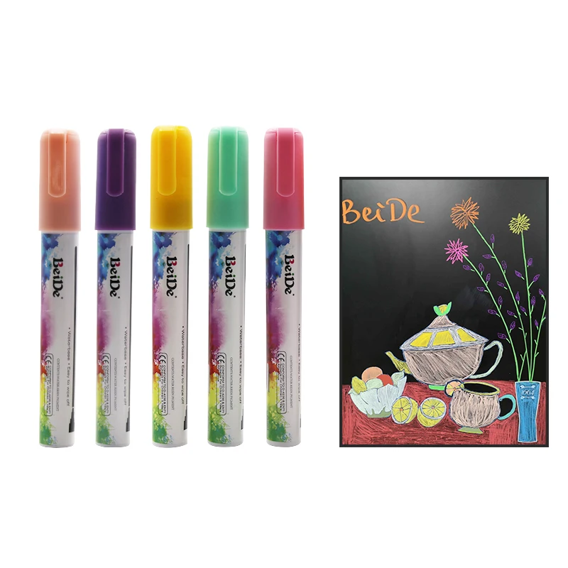 Astm D-4236 En71 Msds Porp65 Iso9001 30 Colors Erasable Liquid Chalk ...