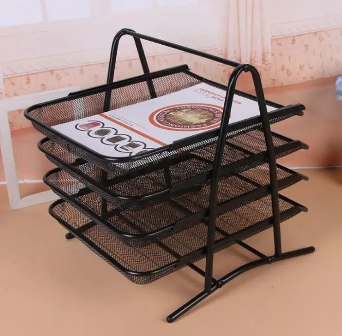 Super September Wideny Office Desktop Wire Metal Paper Tray Letter ...