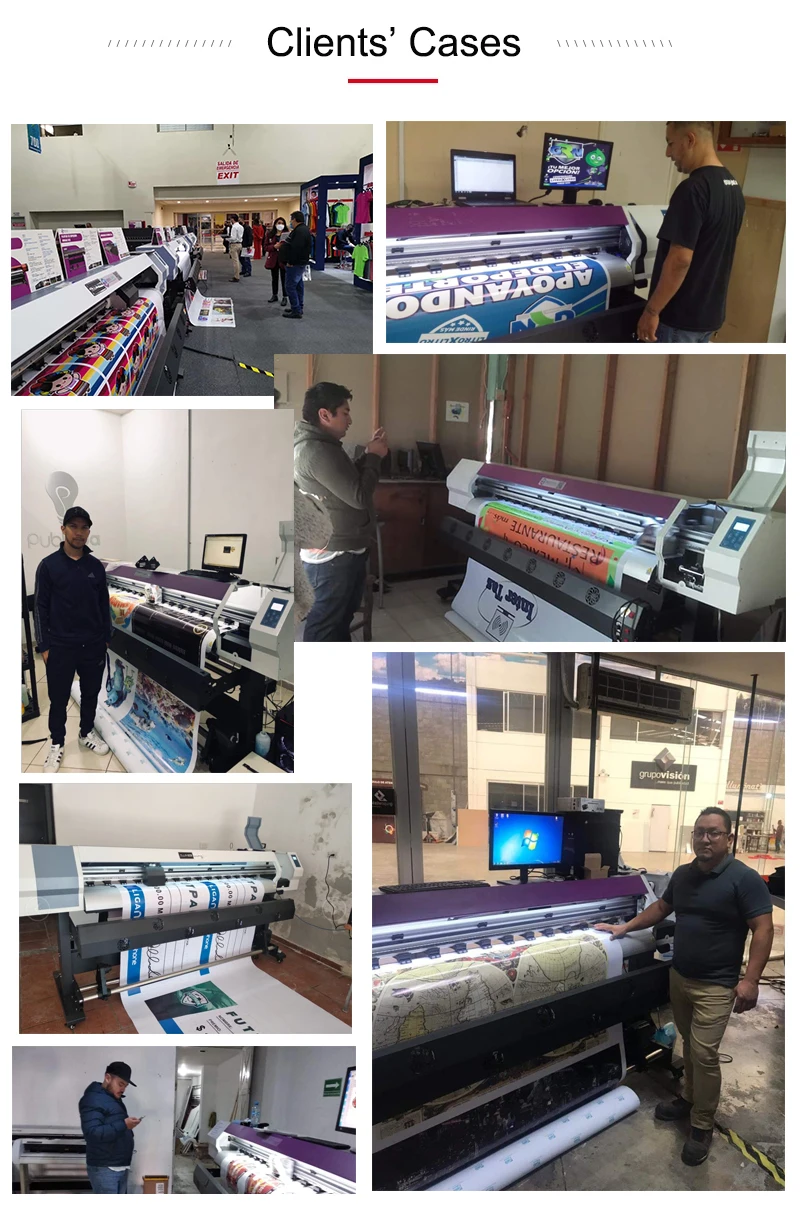1.8m XP600 Large Format Eco-solvent Vinyl Printer Plotter DX11 Canvas ...
