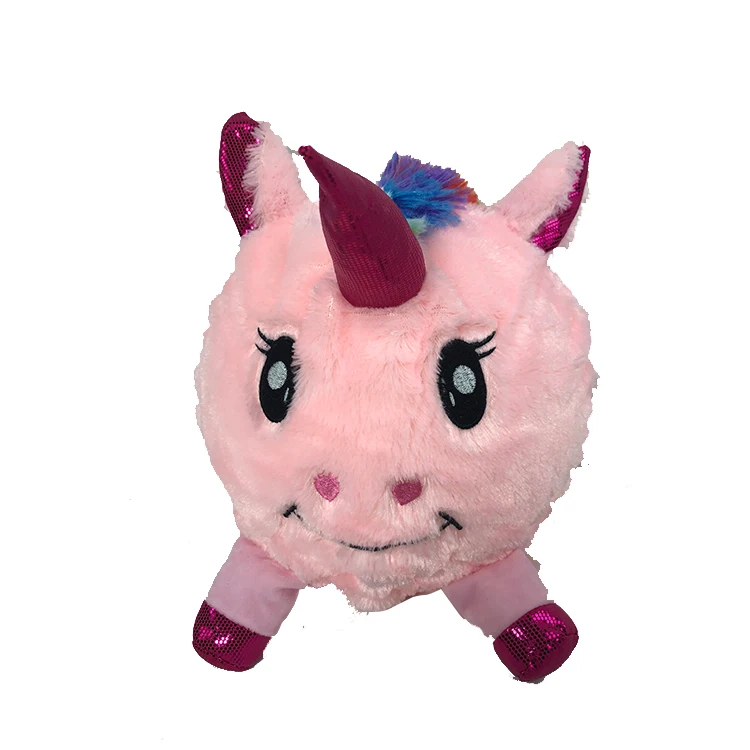 9 Inch Customized Shape And Design Animal Inflatable Plush Toy Balls ...