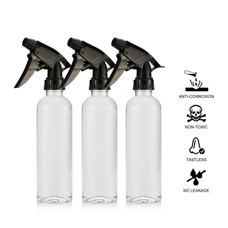 Transparent 100ml PET Fine Plastic Trigger Mist Spray Bottle for Plant ...