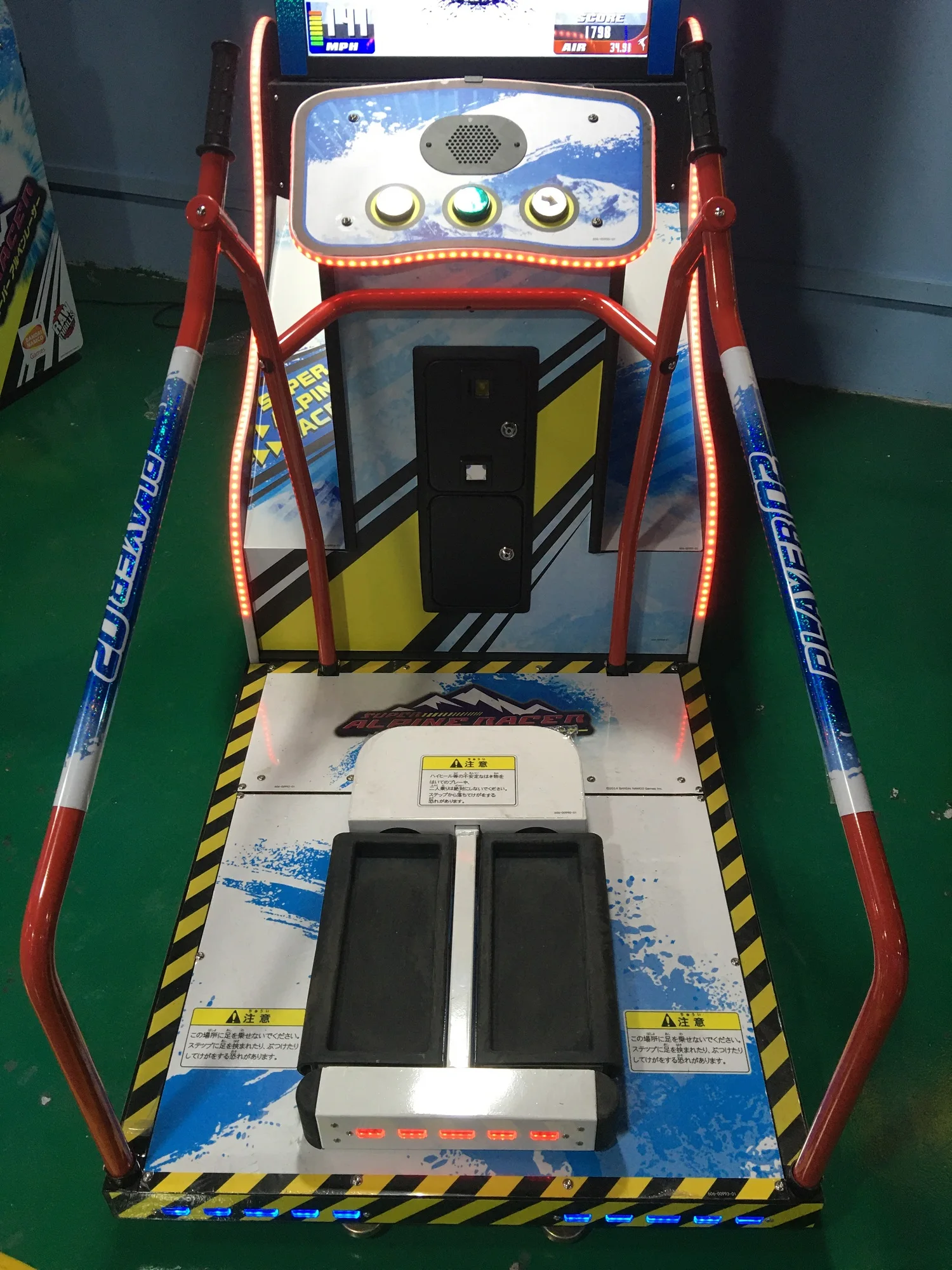 Indoor Video Sports Game Coin Operated Super Alpine Racer Arcade ...