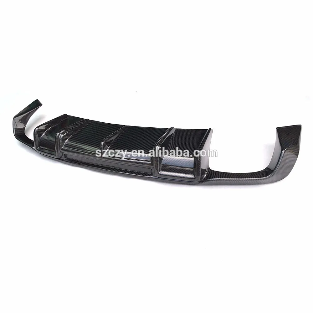 Rs Style Carbon Fiber S3 Rear Diffuser Lip For Audi A3 S3 2015up - Buy ...