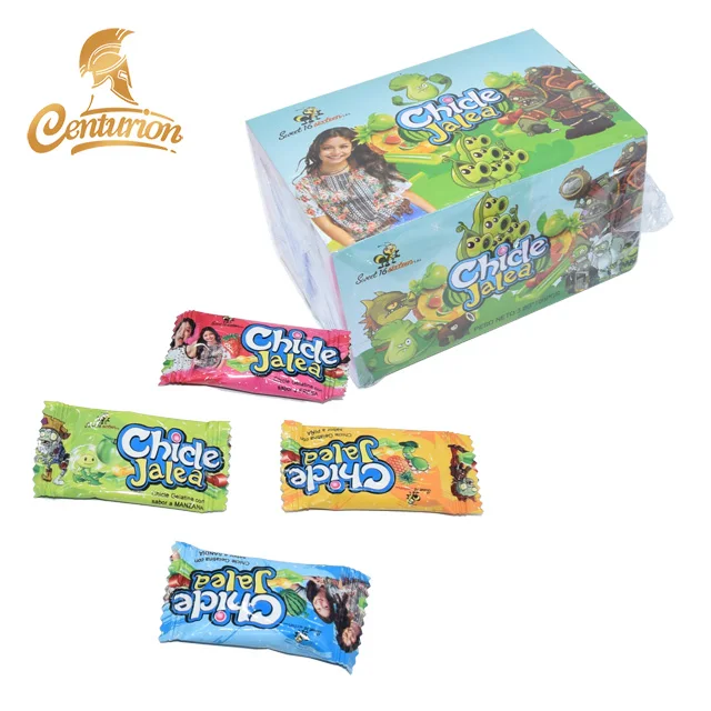 Colorful Fruit Flavored Jelly Filled Gum - Buy Center Filled Chewing ...