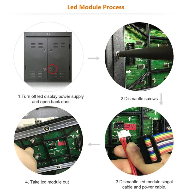 JYLED Outdoor RGB SMD P10 Led Display Module - 6000cd/sqm
