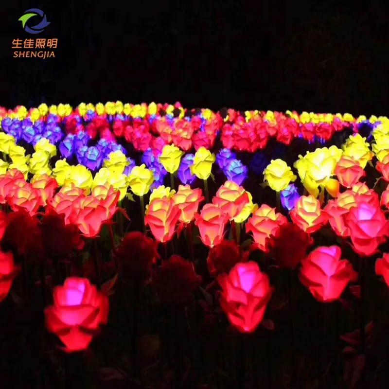 Shengjia Outdoor LED Tulip Lights - Perfect for New Year