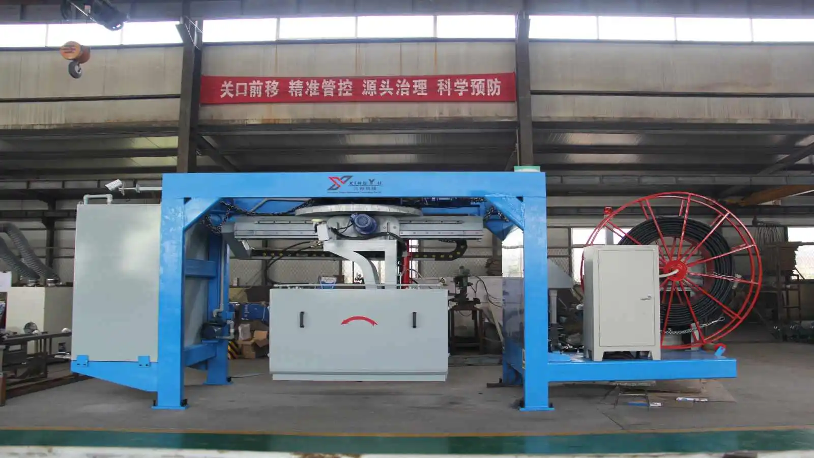 Concrete Big Hollow Core Slab Extrusion Machine/line