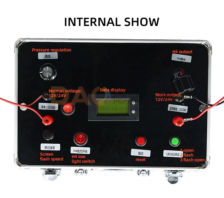 Dao Portable Hid Led Light Testing Equipment Digital Ac/dc Lux Power ...