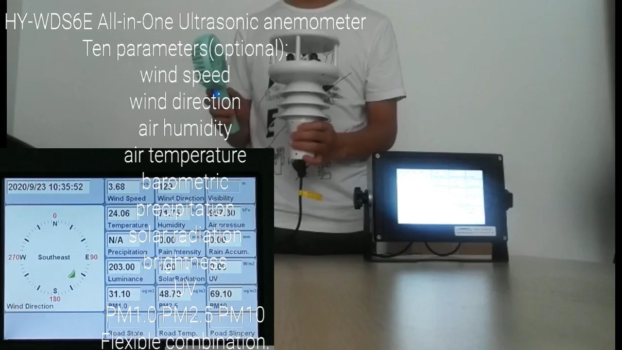 Hy-wds2thpe High Performance Mini Weather Station With Pressure Temp ...