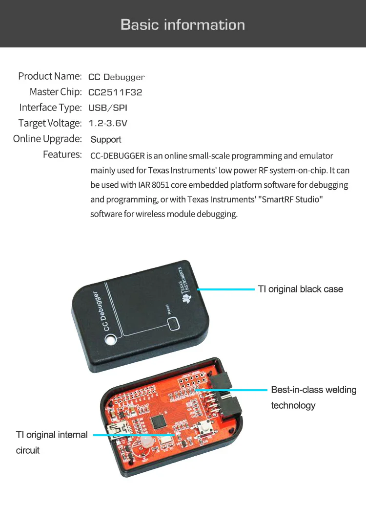 Cc-debugger Cc Debugger Zigbee Programmer Emulator Support Upgrade ...