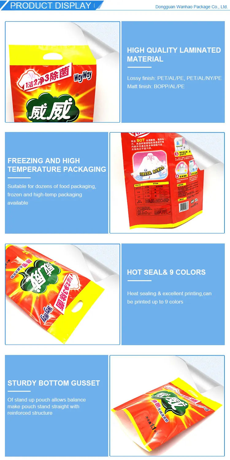 Custom print powder bag plastic laundry detergent bag| Alibaba.com