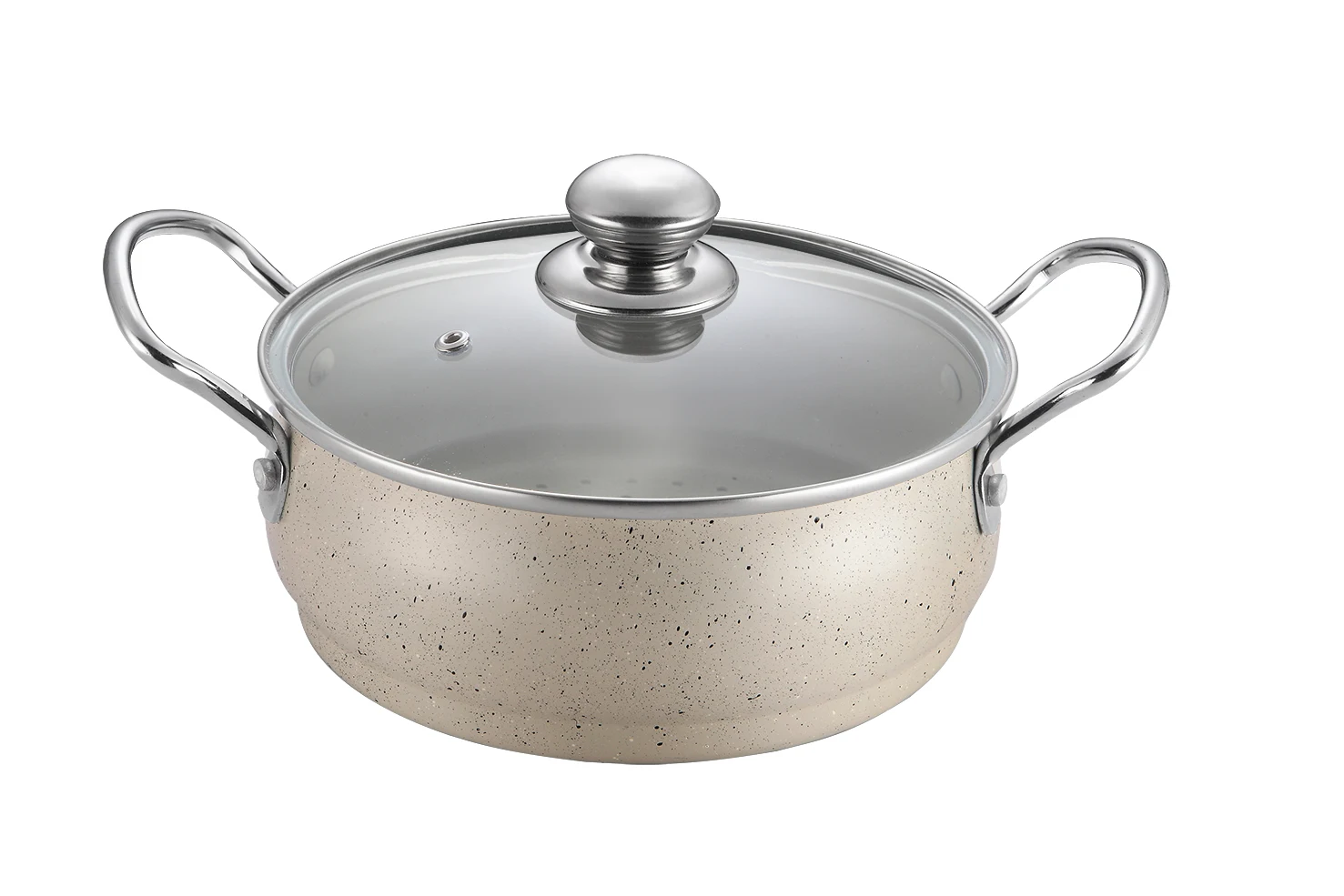 High Quality Aluminum Red Steamer Pot With Glass Lid - Buy Aluminum ...