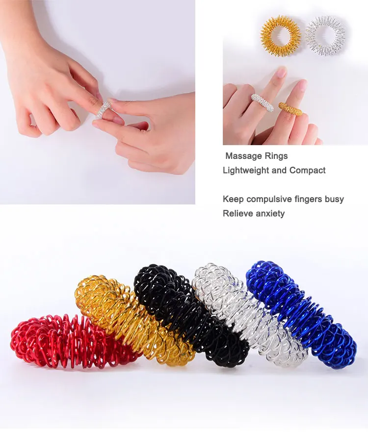 Finger Acupressure Massage Ring - Bestcrown Sensory Toy