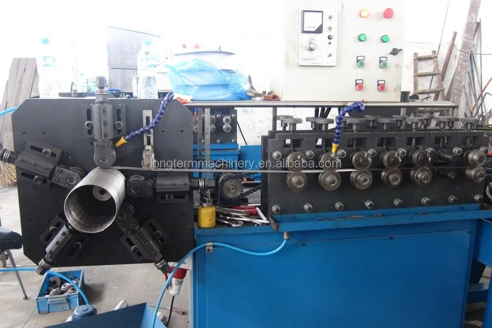 Flexible Metal Interlock Hose Forming Making Machine With Counter Meter ...
