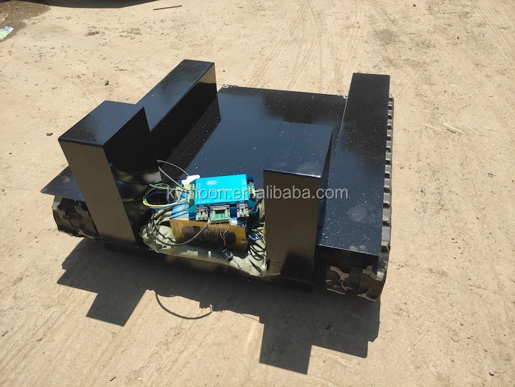 Rubber Tracked Chassis Platform/tracked Awn Mower/rubber Track ...