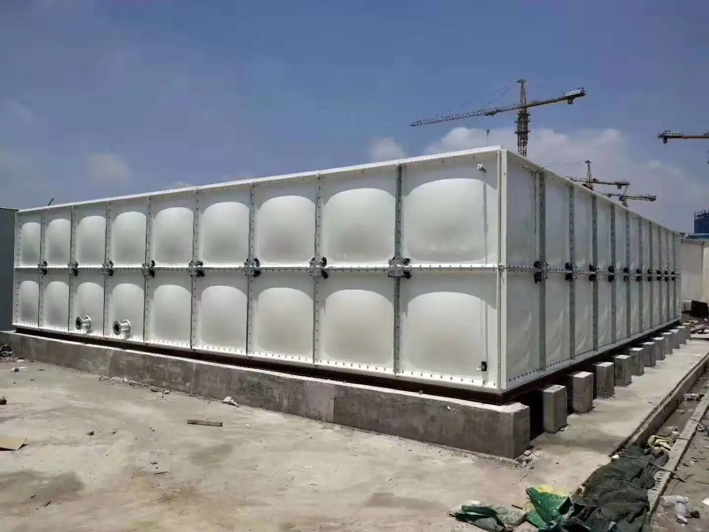5000l Grp Plastic Panel Water Treatment Tank Assemble Panel Tank - Buy ...