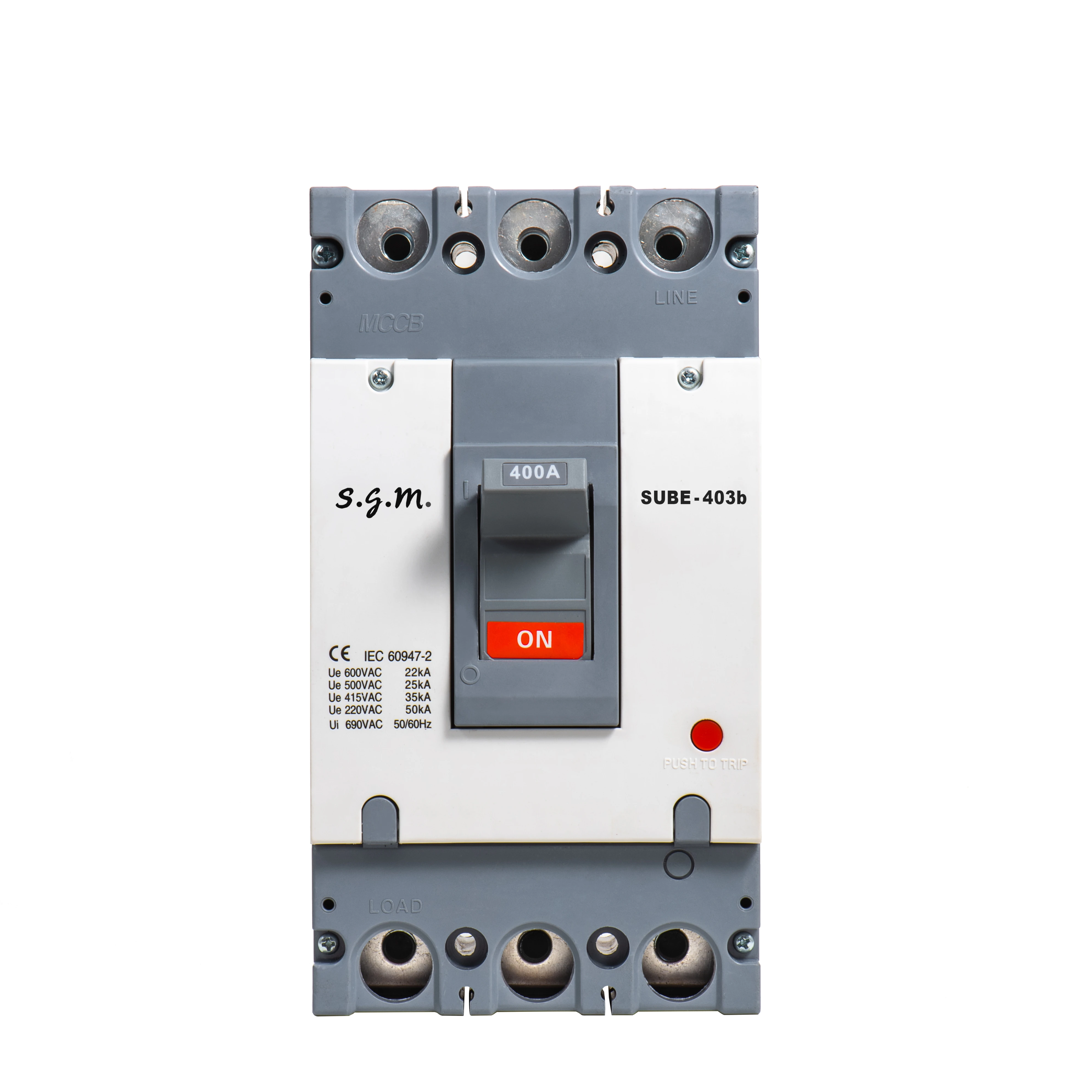 Sube-403b 4p Mcb Circuit Breaker 125a 150a 200a 225a 400a 630a Dc Mccb ...