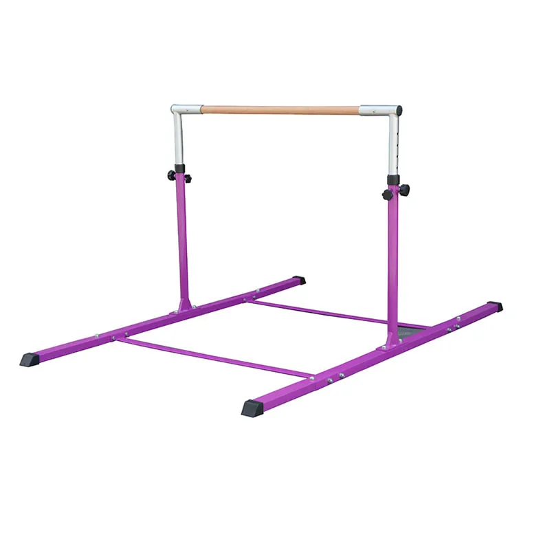 Adjustable Kip Bar and Gym Mat for Children's Gymnastics