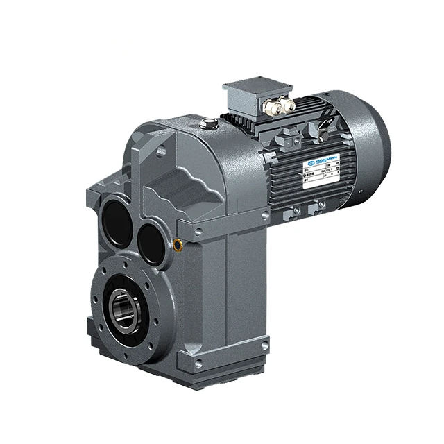 20kw F Series 1 50 Ratio Speed Reducer Gearbox Hollow Shaft Output Gear ...