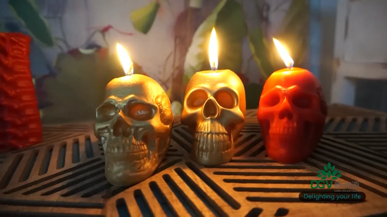 Skull Candle Figure - Buy Candle,Skull Candle,Red Skull Candle Figures ...