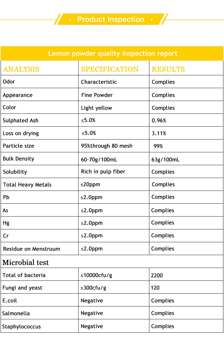100% Lemon Juice Powder Freeze Dried Limonin - Buy Lemon Extract ...