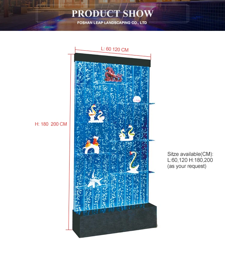 Customized Modern LED Bubble Panel Water Bubble Wall