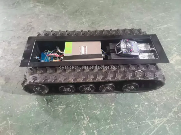 Robot Rubber Tracked Small Machine Max Load 300kgs Tracked Robot ...
