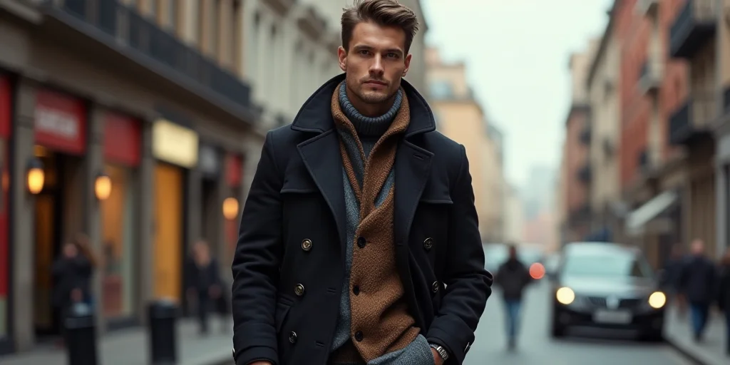 Men’s Peacoats 2025: The Ultimate Winter Style Essential Taking Over ...