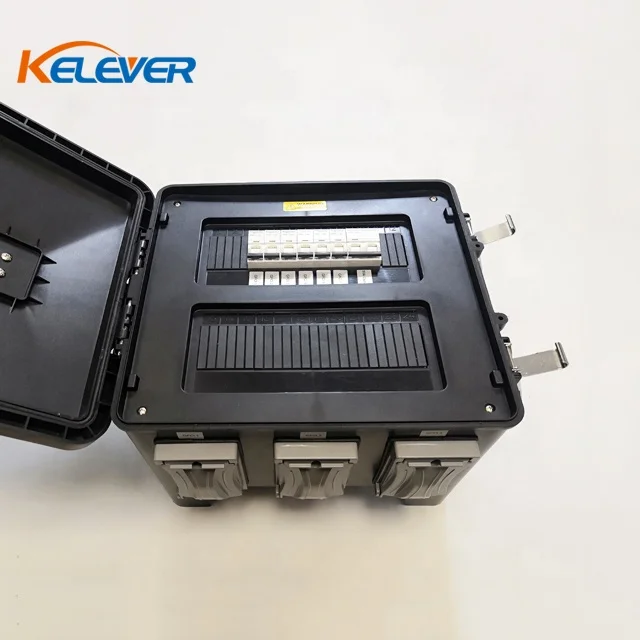 Industrial Electric Power Distribution Socket Box with 20A Duplex GFCI ...