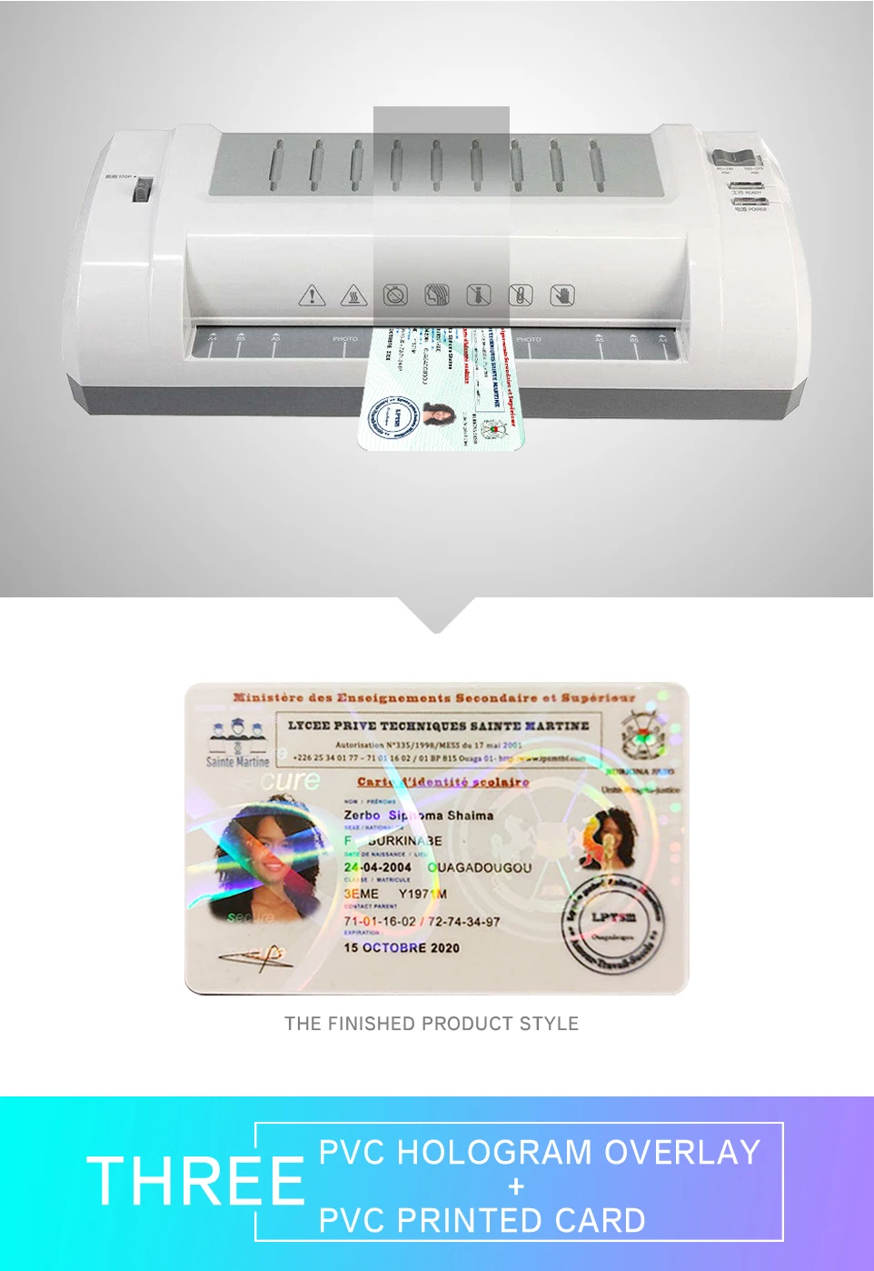 Custom Hologram Overlay For Drivers License State Id - Buy State Id ...