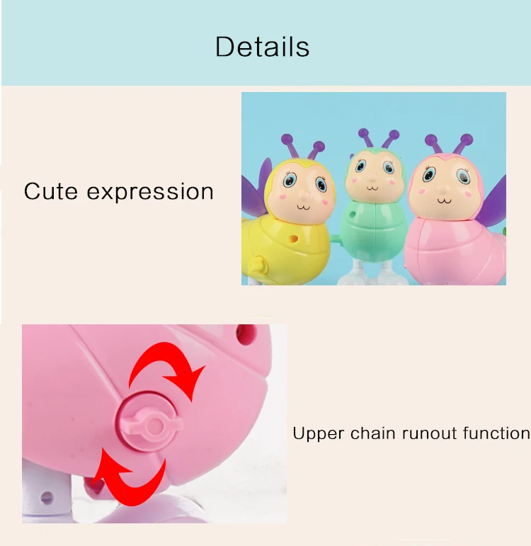 Wind Up Toys Honeybee Cute Little Clockwork Spring Animal Toy - Buy ...